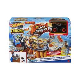 Mattel Hot Wheels Monster Trucks Arena World: Semi-Finals Asst - Tiger Shark's Spin Out Frenzy