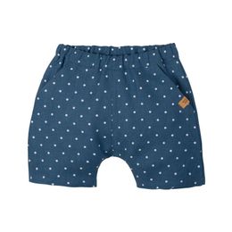 PURE PURE BY BAUER - Leinenshorts DOTS in steelblue, Gr.86