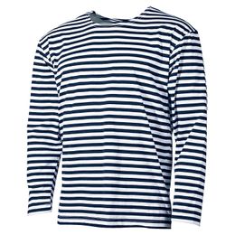 Mil-Tec Marine Sweater Gestreift Sommer blau/weiss, Gr&ouml;&szlig;e XXL