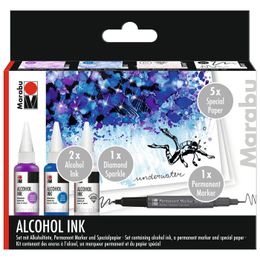Marabu Bastelfarbe Alcohol Ink-Set UNDERWATER