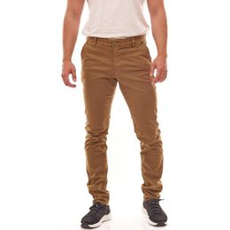 Only & Sons ONLY & SONS Stoffhose ONLY & SONS Herren Chino-Hose Stoff-Hose Will Life Regular Business-Hose Braun