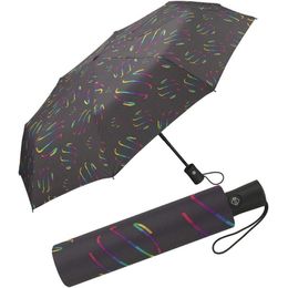 Happy Rain Taschenregenschirm schöner Damen-Regenschirm mit Auf-Zu-Automatik