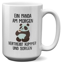 22Feels Tasse Panda Süßes Tier Spruch KaffeeGeschenk Arbeitskollege Büro Humor