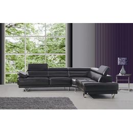 JVmoebel Ecksofa, Multifunktion Couch Medien TV Sofa Couch Ledersofa 291 x 222cm LForm