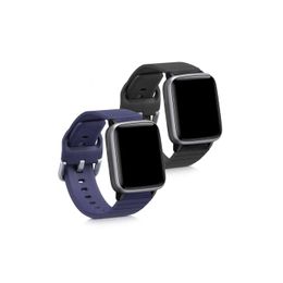 kwmobile Uhrenarmband 2x Sportarmband für Willful Fitnesstracker / Smartwatch