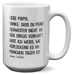 22Feels Tasse Mama Geschenk von Tochter Muttertag Geburtstag Mutter Weihnachten Frau