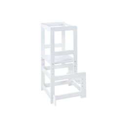 Roba® Steckspielzeug Lernturm Roba WHITE (BHT 45x90x47 cm) BHT 45x90x47 cm weiß