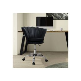 ML-Design Bürostuhl Drehstuhl aus Samt mit Rückenlehne und 5 Rollen höhenverstellbar (1 St)