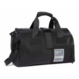 Replay Reisetasche, schwarz