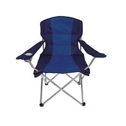 Mojawo Klappstuhl Comfort Anglersessel Campingstuhl mit Getränkehalter und Tasche Blau