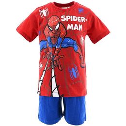 Spiderman Schlafanzug MARVEL (2 tlg) Jungen Shorty aus nachhaltigen Materialien Gr. 98