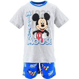 Disney Mickey Mouse Schlafanzug Mickey Maus (2 tlg) Jungen Shorty aus Baumwolle Gr. 98