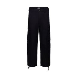 Esprit Cargohose Gerade geschnittene Cargohose aus Twill