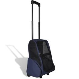 vidaXL Haustier Trolley blau