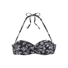 Vivance Bikinitop Damen Gr&ouml;&szlig;e 75 schwarz / wei&szlig;