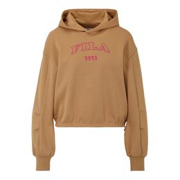 Fila Sweatshirt 'TOYONAKA' Damen Gr&ouml;&szlig;e L hellbraun / rot