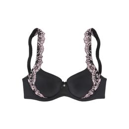 Lascana Bra 'Wanda' female size 75 Pastel pink / Black