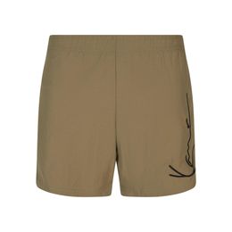 Karl Kani Badeshorts Herren Gr&ouml;&szlig;e XL oliv / schwarz