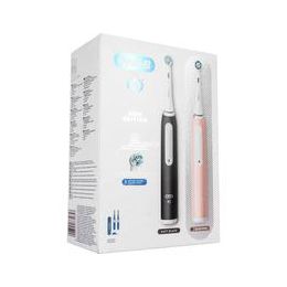 Braun Oral-B iO Series 3N Duo, Elektrische Zahnb&uuml;rste schwarz/rosa, Matt Black//Blush Pink inkl. 2. Handst&uuml;ck