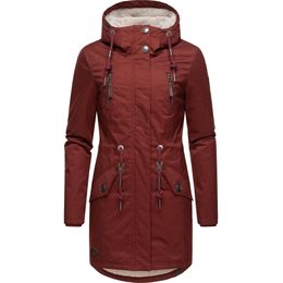 Ragwear Funktionsmantel 'Elsie' Damen Gr&ouml;&szlig;e S creme / weinrot