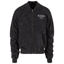 Karl Kani Sweatjacke Herren Gr&ouml;&szlig;e XXS creme / schwarz