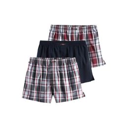 H.I.S. H.I.S Boxershorts Herren Gr&ouml;&szlig;e XS grau / rot / schwarz / wei&szlig;