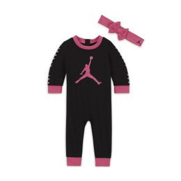 Jordan Holiday Shine Gliter Coverall Overall für Babys (3–6 M) - Schwarz