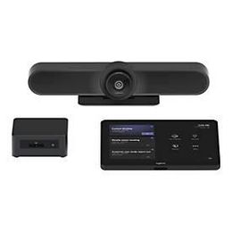 Logitech Small Room with Tap + MeetUp + Intel NUC for Microsoft Teams Rooms - Kit für Videokonferenzen (Logitech Tap, Logitech PC Mount) - mit Intel NUC Pro Kit NUC11TNKi5