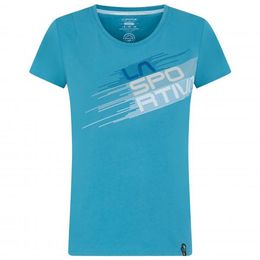 La Sportiva - Women's Stripe Evo - T-Shirt Gr XS blau