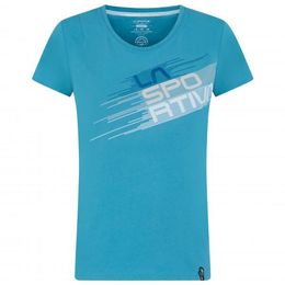 La Sportiva - Women's Stripe Evo - T-Shirt Gr S blau