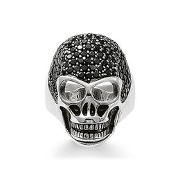 Thomas Sabo Ring Totenkopf Pavé