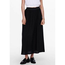 Only Maxirock ONLVENEDIG LIFE LONG SKIRT WVN NOOS, schwarz