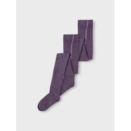 name it Strumpfhose NKNPANTYHOSE RIB 2P (2 St), lila