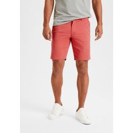 H.I.S. H.I.S Chinoshorts Shorts mit normaler Leibhöhe aus elastischer Baumwoll-Qualität, rot