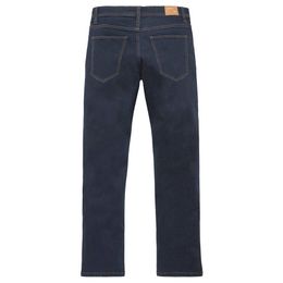 John Devin Straight-Jeans mit Knopfleiste, blau
