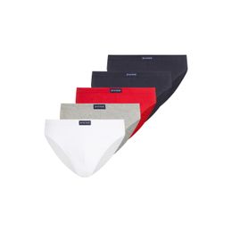 Tom Tailor Herren Slips im 5er-Pack, weiß, Logo Print, Gr. XL/7