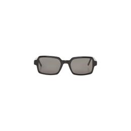 Tom Tailor Denim Herren Sonnenbrille mit Rechteckigem Rahmen, schwarz, Uni, Gr. ONESIZE