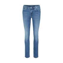 Tom Tailor Damen Alexa Straight Jeans, blau, Uni, Gr. 28/32
