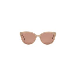 Tom Tailor Damen Cat Eye Sonnenbrille, beige, Gr. ONESIZE