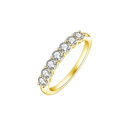 ROUGEMONT Diamantring Handgefertigter Moissanit Damen Ring 925 Silber Ring