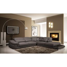 JVmoebel Ecksofa, Multifunktions Relac Ledersofa Sofa Couch Polster Eck Sitz
