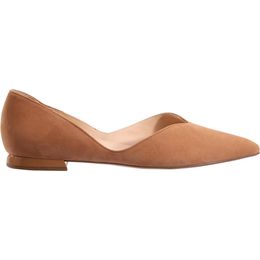 hōgl Basic Ballerinas, Blockabsatz, Leder, für Damen, braun, 38