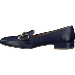 Paul Green Slipper, Leder, Blockabsatz, für Damen, blau, 40