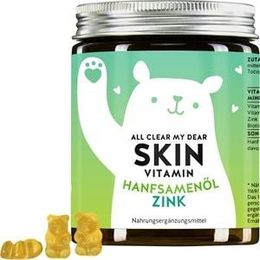 Bears With Benefits Nahrungsergänzungsmittel Vitamin-Gummibärchen Hanföl & ZinkAll Clear My Dear Skin Vitamin 60 Gummibärchen