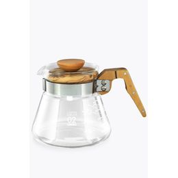 Hario Coffee Server 600ml Olive Wood Glaskanne