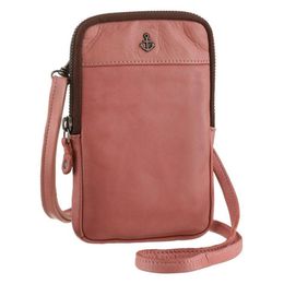 Harbour 2nd Mini Bag Benita, aus griffigem Leder mit typischen Marken-Anker-Label, rosa
