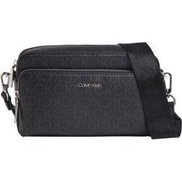 Calvin Klein Mini Bag CK MUST CAMERA BAG LG EPI MONO, mit Logoprint Handtasche Damen Tasche Damen Schultertasche, schwarz