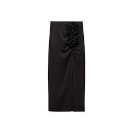 Mango Skirt female Black size 42