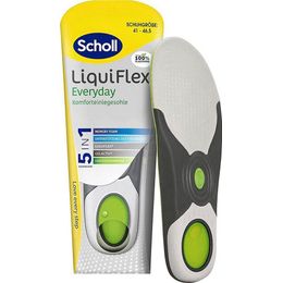 Scholl Einlegesohlen LiquiFlex Everyday, Komforteinlegesohlen - Mehr Polsterung durch Memory Foam, grün