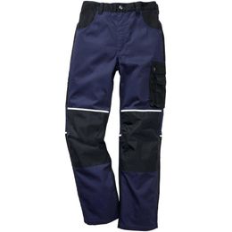 Northern Country Arbeitshose Worker (mit 8 Taschen) mit verstärktem Kniebereich, strapazierfähig, dehnbarer Bund, blau|schwarz